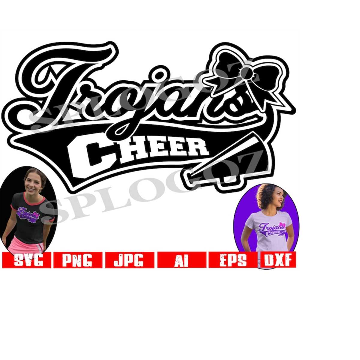 Trojans cheer svg. Trojan cheerleading svg, Trojans cheerlea | Inspire ...