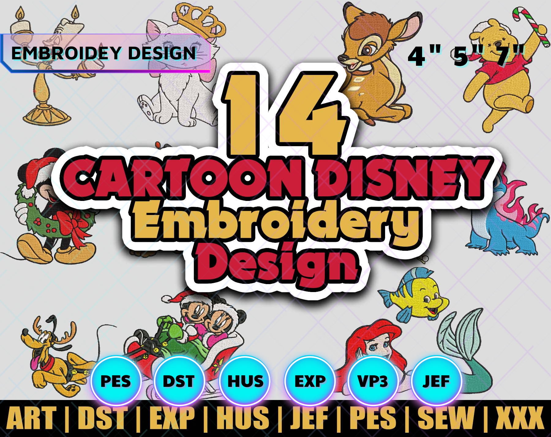 Cartoon Machine Embroidery Designs, Embroidery Designs, Embr | Inspire ...