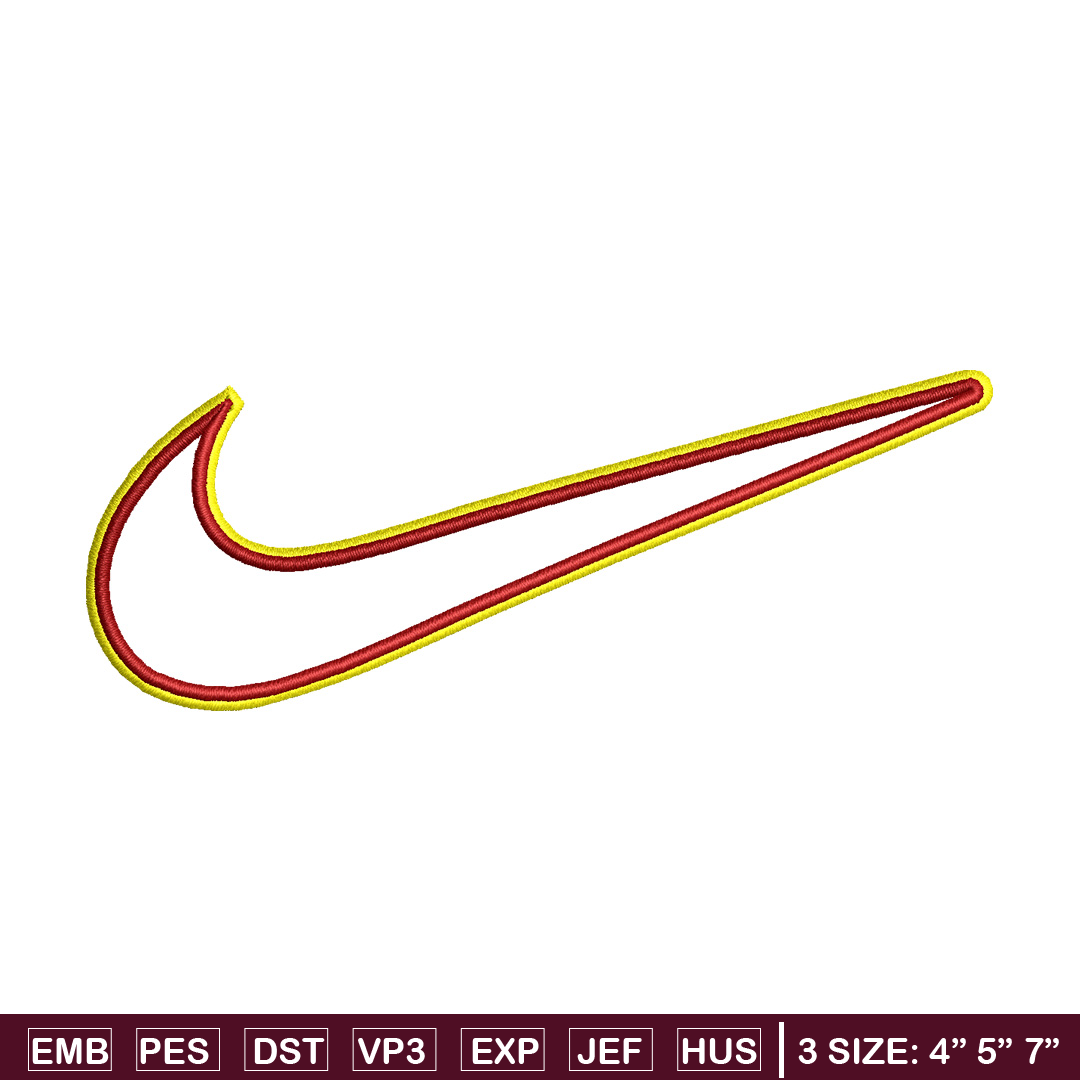 Nike logo embroidery design, Logo embroidery, Nike design, E - Inspire ...