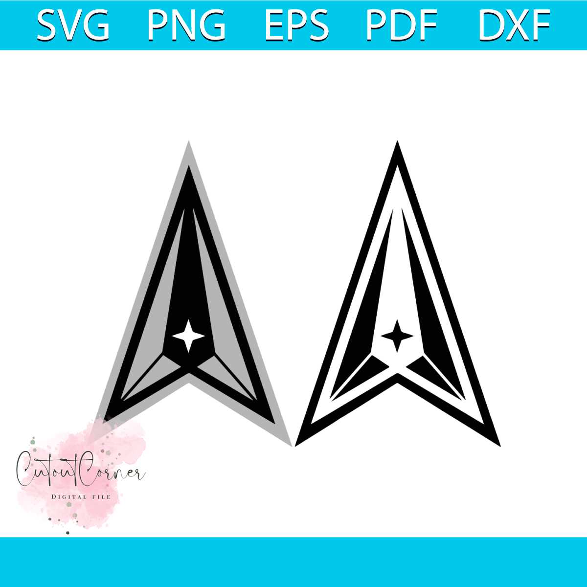 United States Space Force Logo,SvG,PnG,DxF,EpS file,Instant | Inspire ...