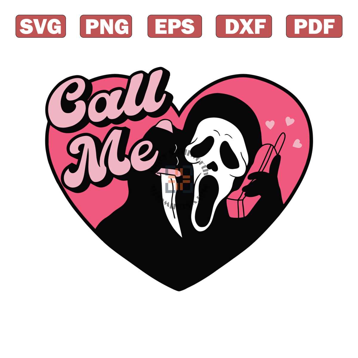 Ghostface Call Me Sarcastic Meme SVG Digital Cricut File | Inspire Uplift