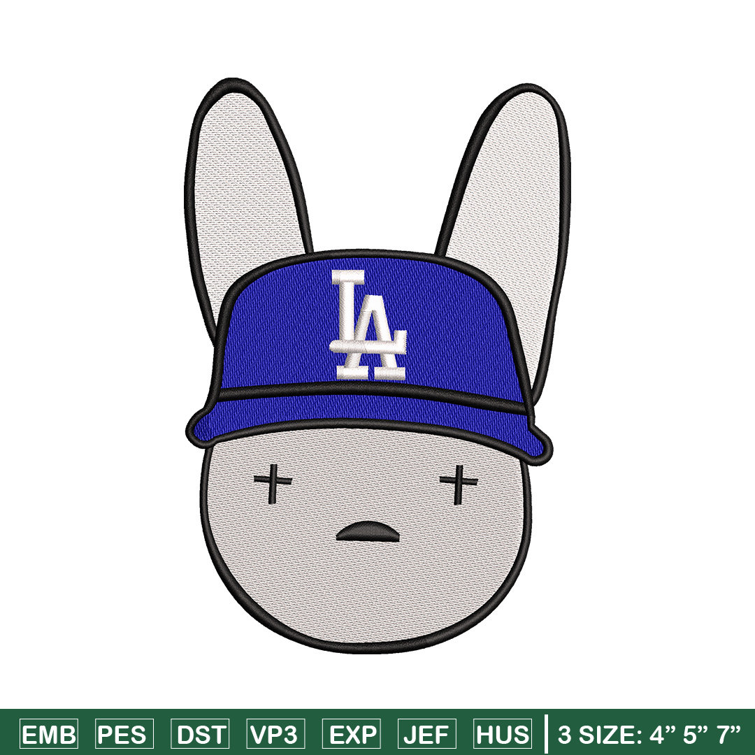 Bad bunny embroidery design, Bunny embroidery, Embroidery fi | Inspire ...