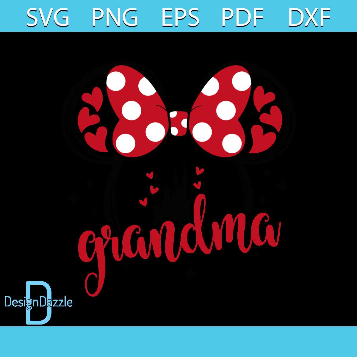 Mouse Grandma Svg for cricut, Grammy print for tshirt, Mommy | Inspire ...