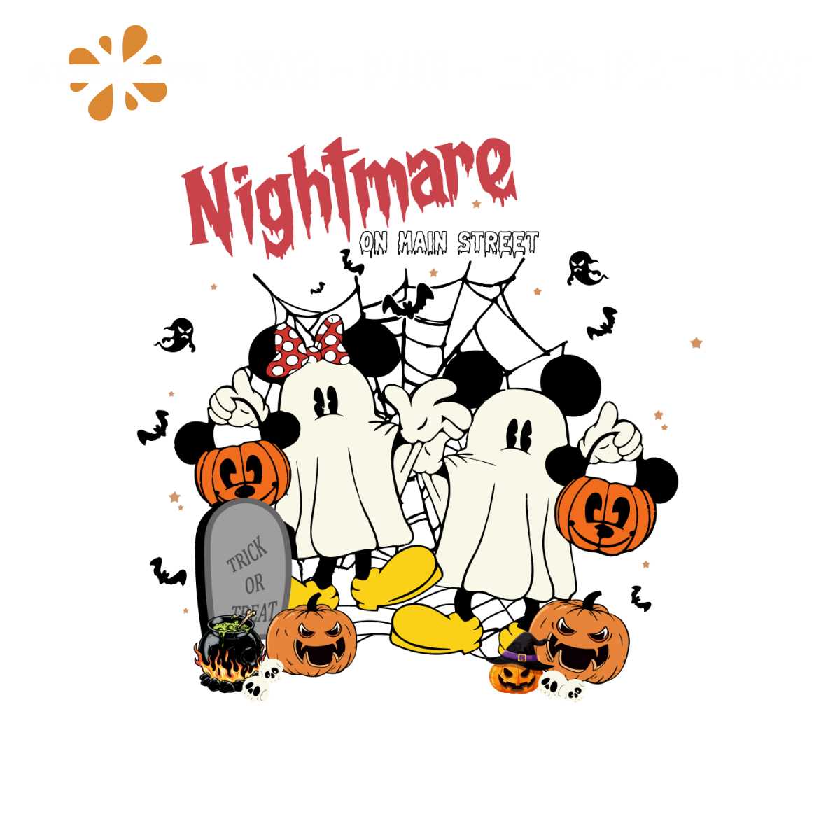 Halloween Nightmare PNG, Mouse Ghost Png, Spooky Svg, Trick | Inspire ...
