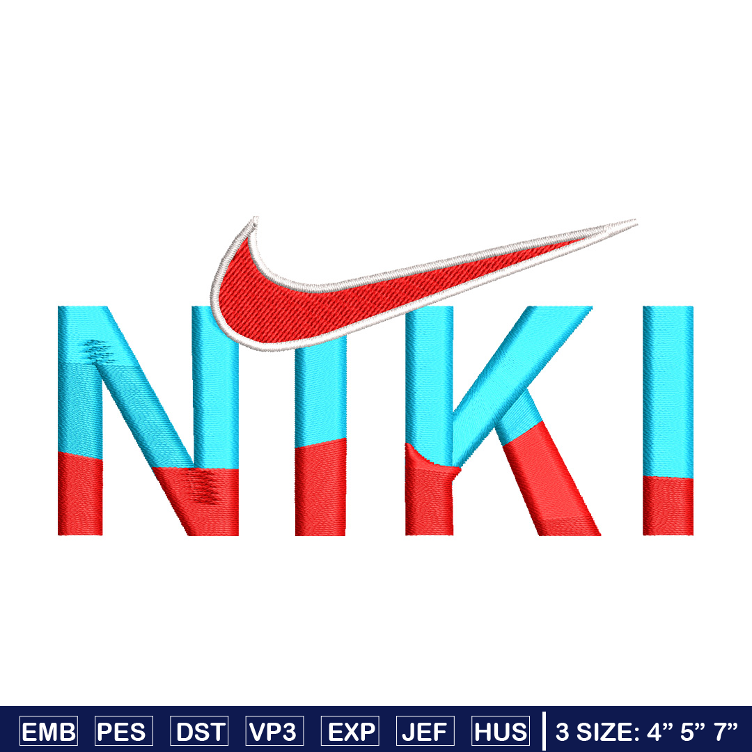 Niki design embroidery design, Nike embroidery, Embroidery f - Inspire ...