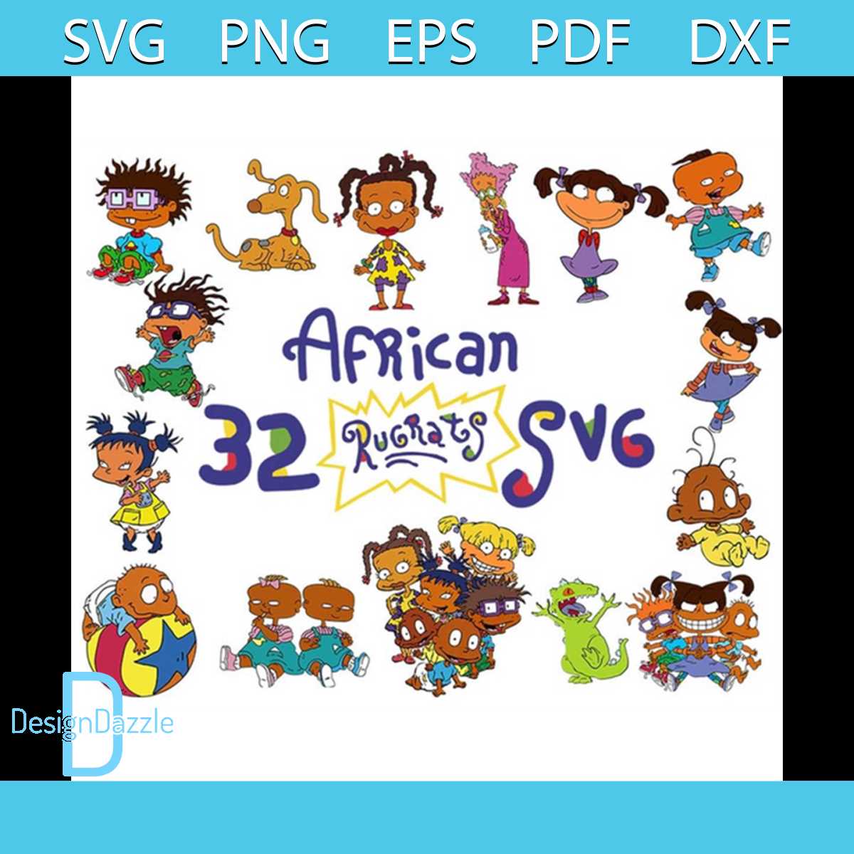 african rugrats, black rugrats svg, African American Rugrats | Inspire ...