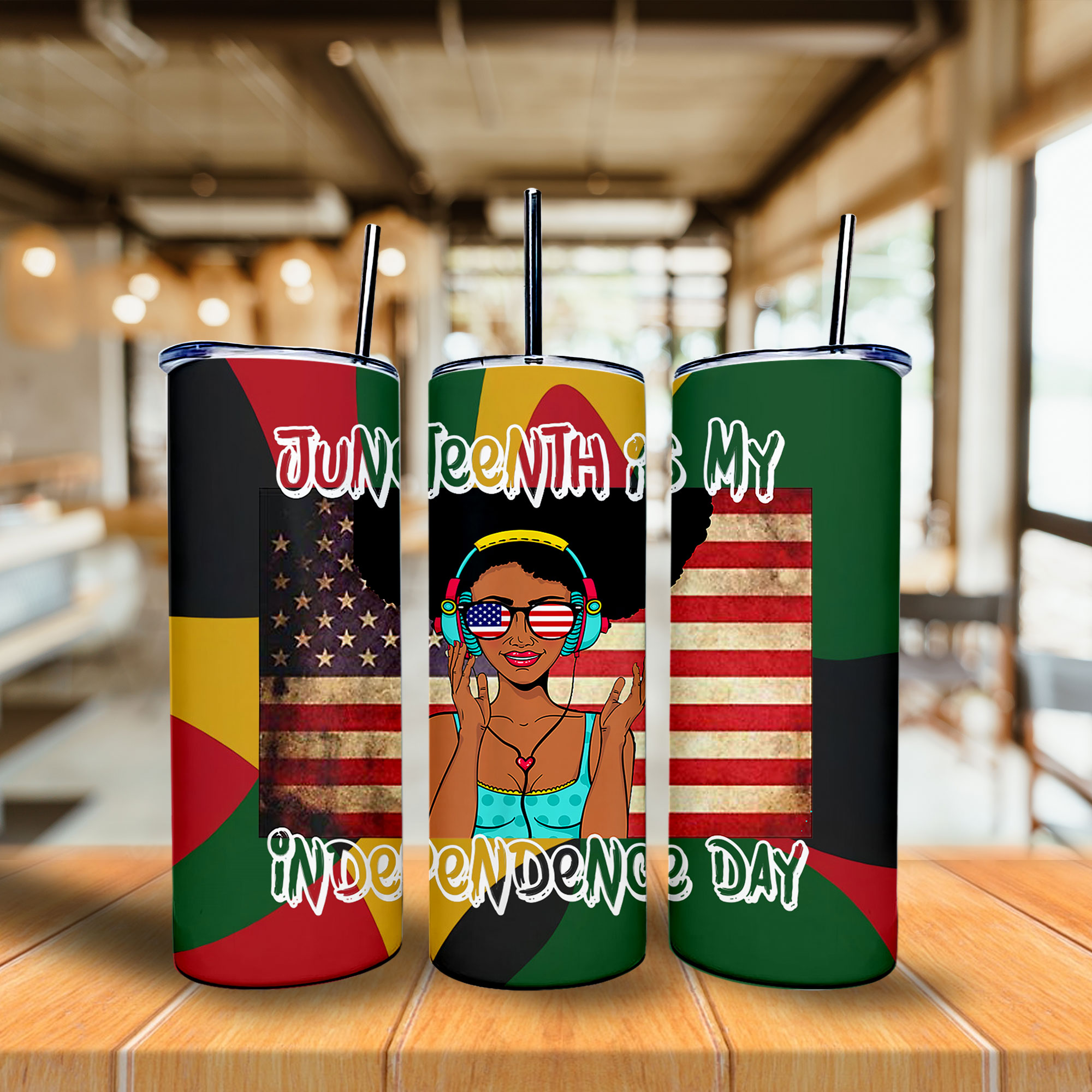 Juneteenth designs Tumbler Wrap 61 | Inspire Uplift