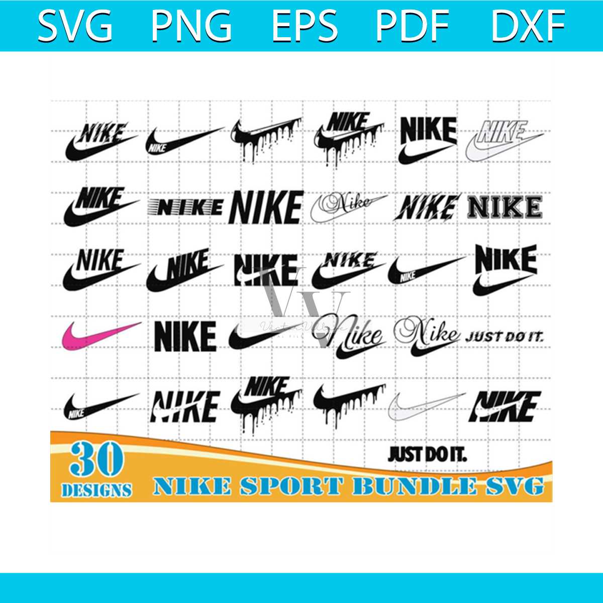 Nike Sport Bundle Svg, Logo Nike Vector - Inspire Uplift