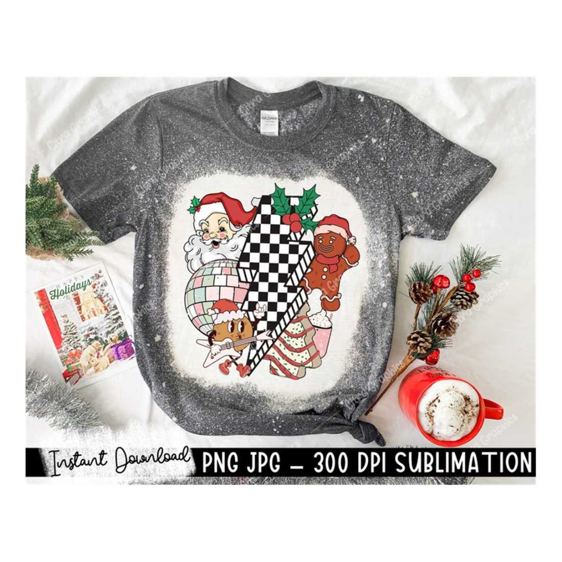 Retro Christmas png, Santa Claus png, Christmas png sublimat | Inspire ...