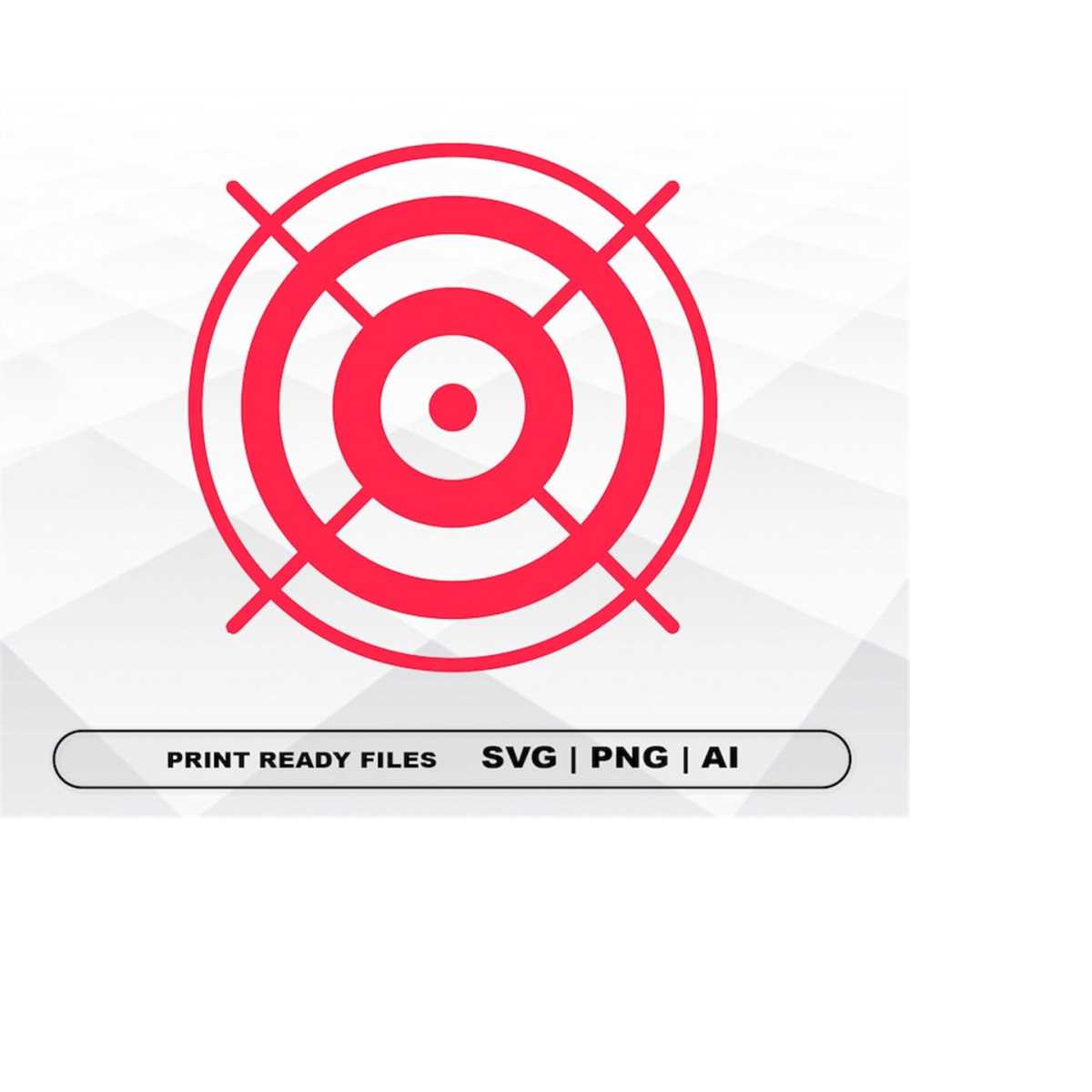 Target SVG, Shooting Svg, Target Png, Files Clipart, Print A | Inspire ...