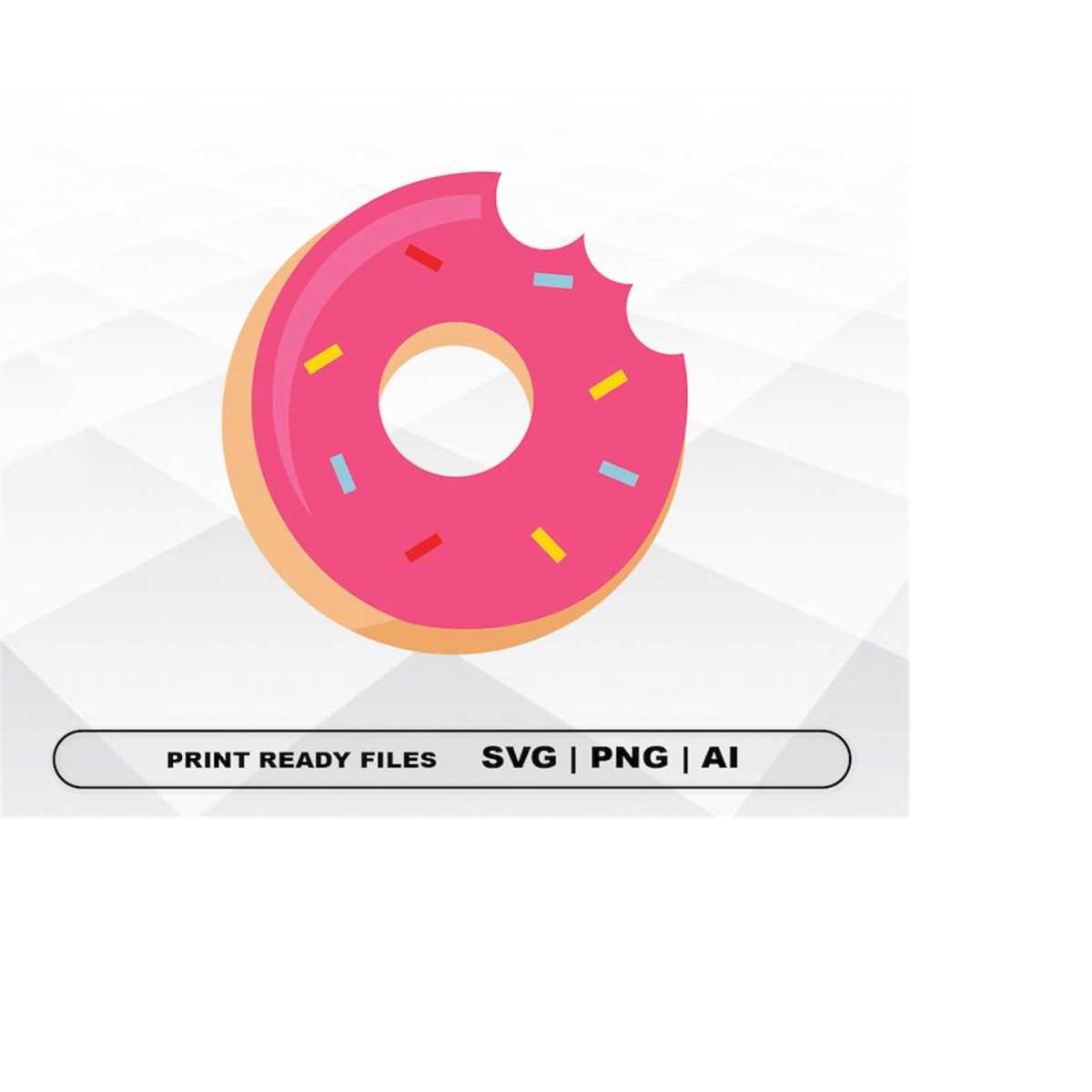 Donut svg ,Doughnut SVG, Files Clipart, Print Ai and Svg Dig - Inspire ...