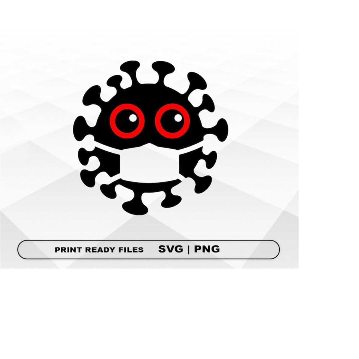 Covid Virus SVG and PNG Files Clipart, Covid Virus Print SVG - Inspire ...