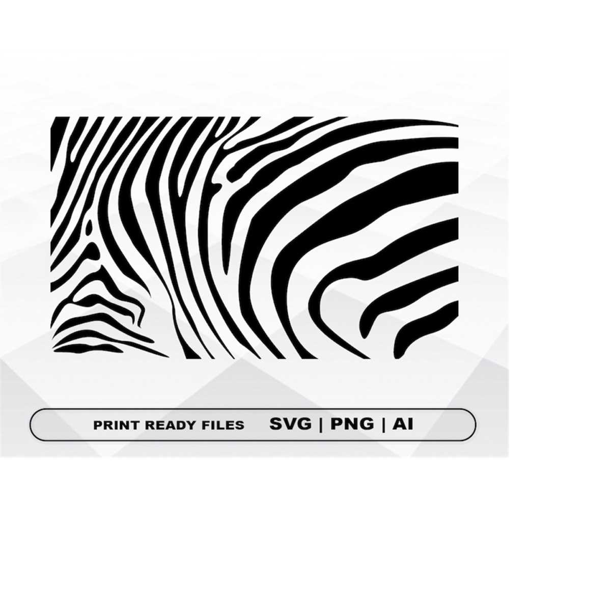 Zebra svg png Print SVG Animal print ai Zebra Print SVG Patt - Inspire ...