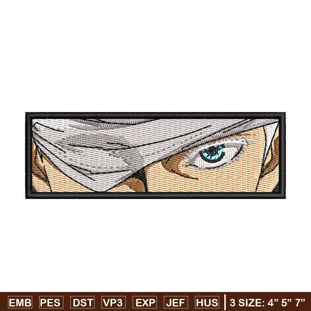 Gojo Eyes embroidery design, Jujutsu kaisen embroidery, anim | Inspire ...
