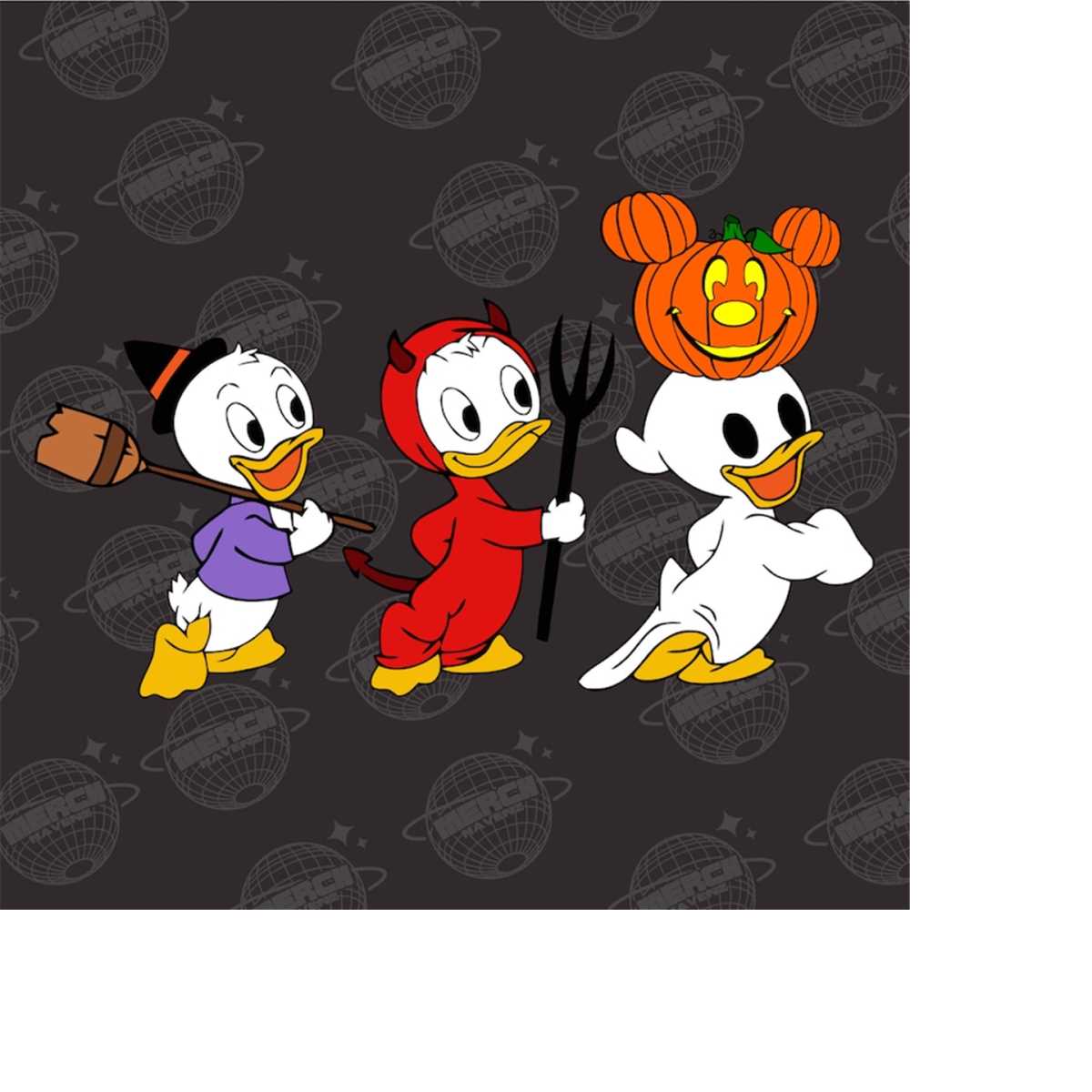 90s Halloween Png, Retro Halloween Ducks Png, Halloween Cart - Inspire ...