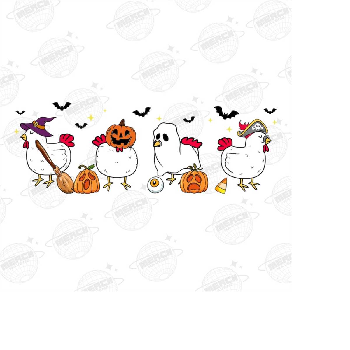 Halloween Chickens PNG, Ghost Chickens Png, Funny Chicken Pn - Inspire ...