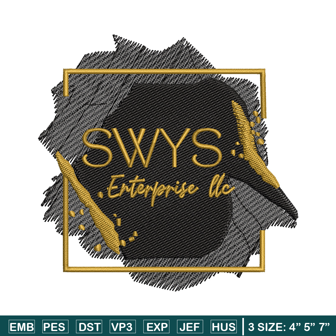 Swys logo embroidery design, Logo embroidery, Emb design, Em | Inspire ...