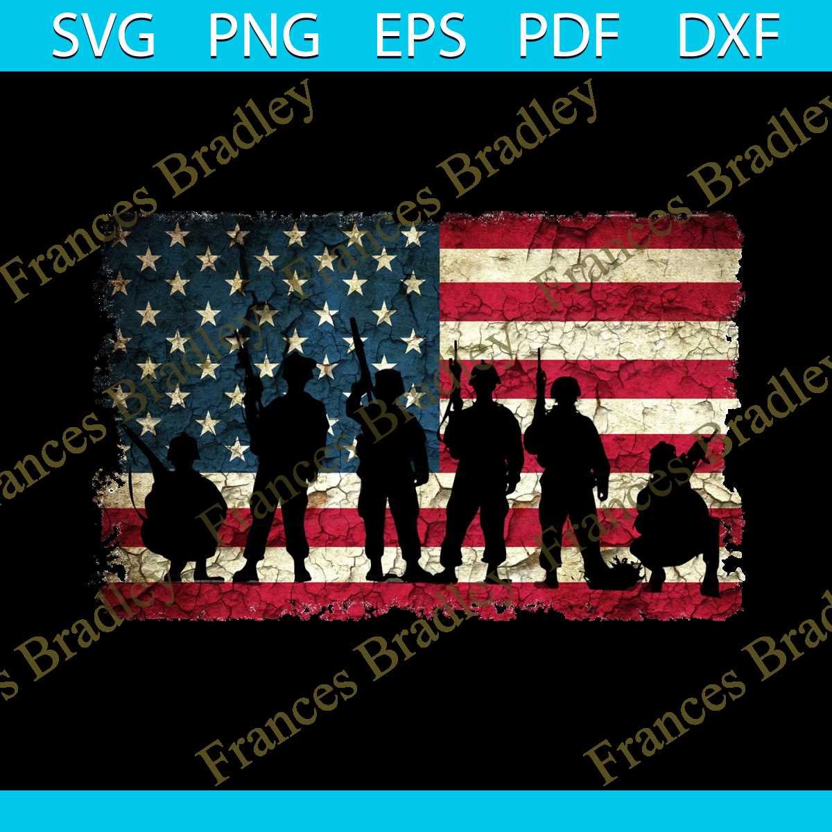 American Soldier Flag PNG, American Soldier with Distressed | Inspire ...