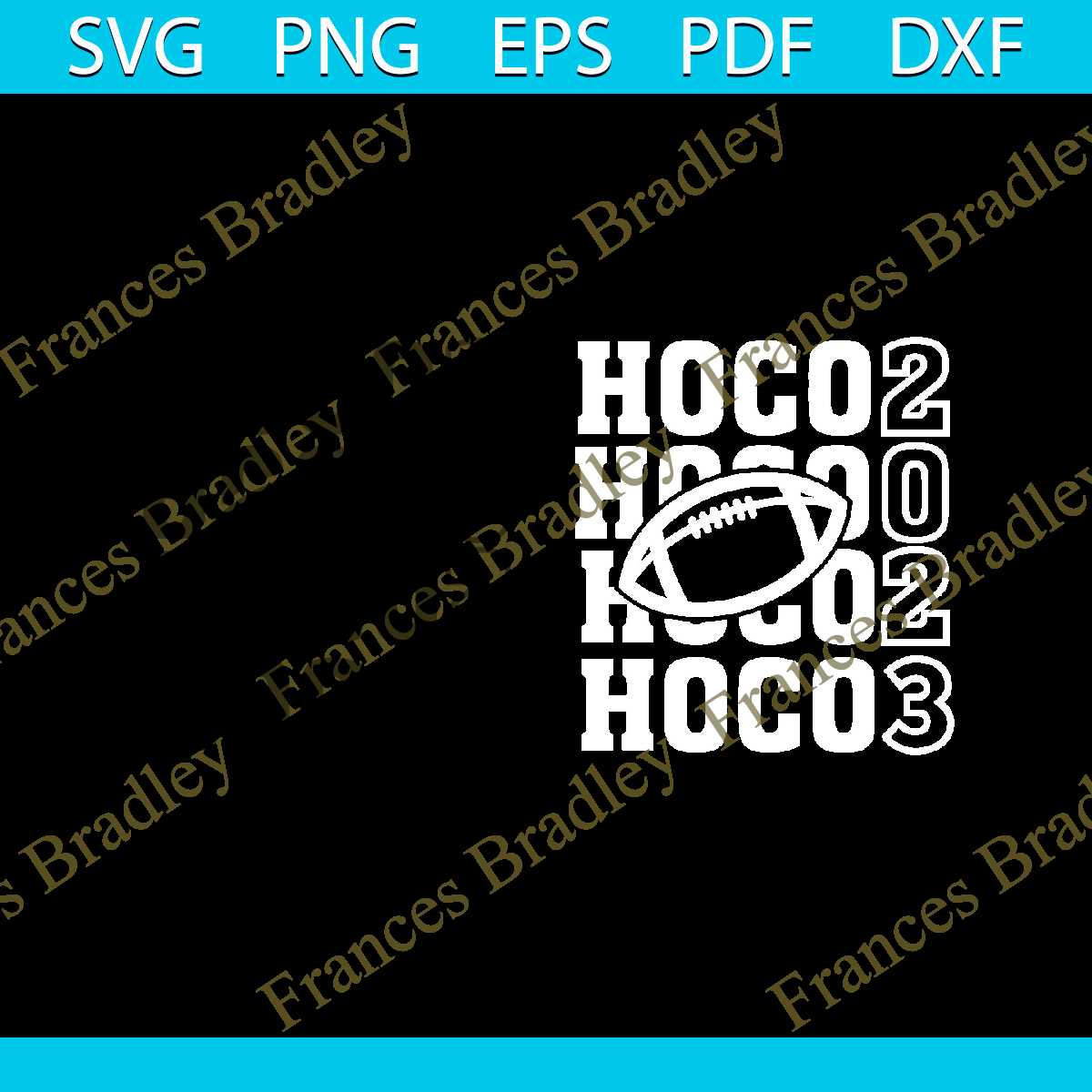 Hoco 2023 SVG, Football SVG, School homecoming, HOCO footbal | Inspire ...