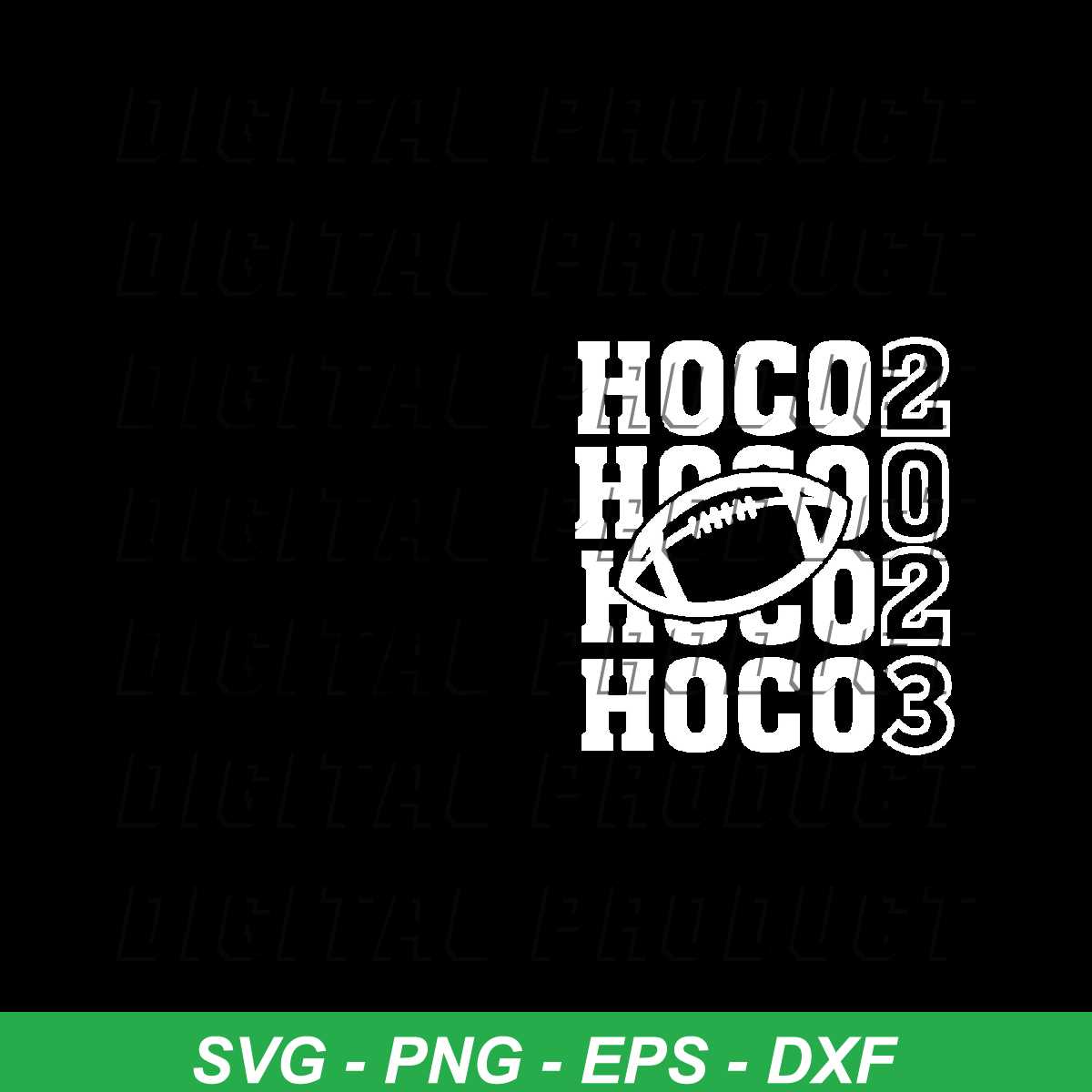 Hoco 2023 SVG, Football SVG, School homecoming, HOCO footbal | Inspire ...