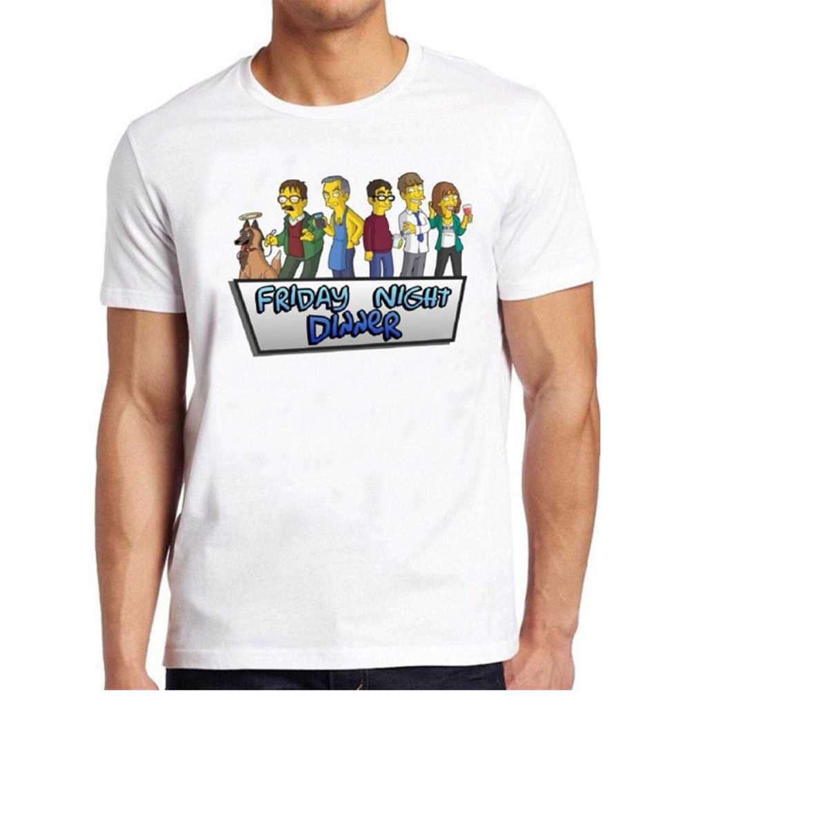 Friday Night Dinner T Shirt Funny Simpsons Shalom Jackie Coo | Inspire ...