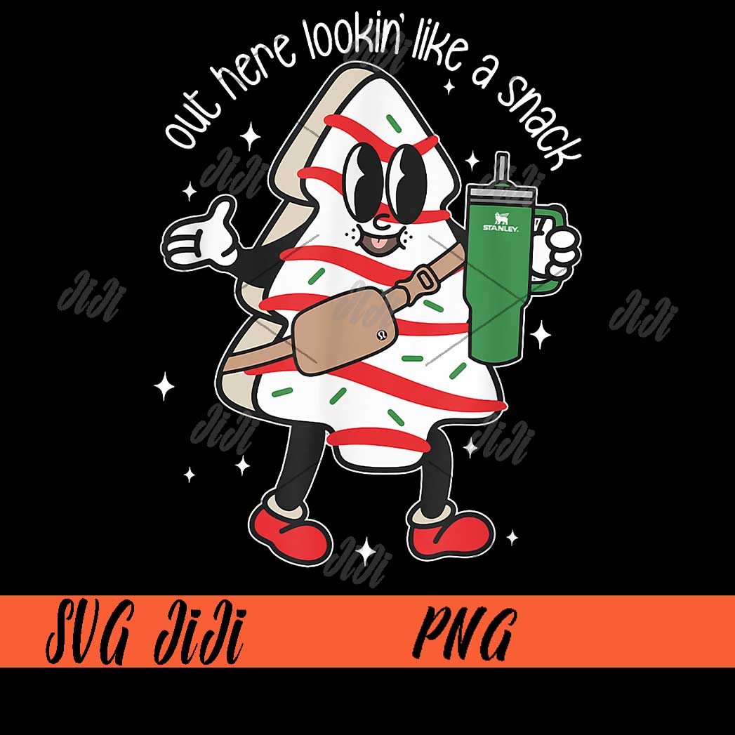 Out Here Looking Like A Snack PNG, Cute Boo Jee Xmas Trees C - Inspire ...