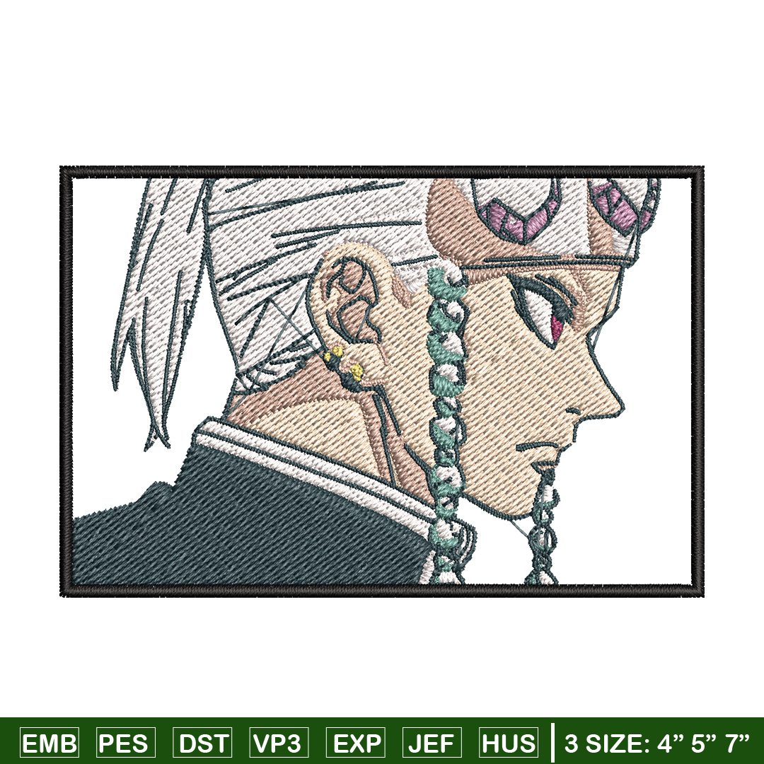 Tengen face embroidery design, Tengen embroidery, Anime desi - Inspire ...