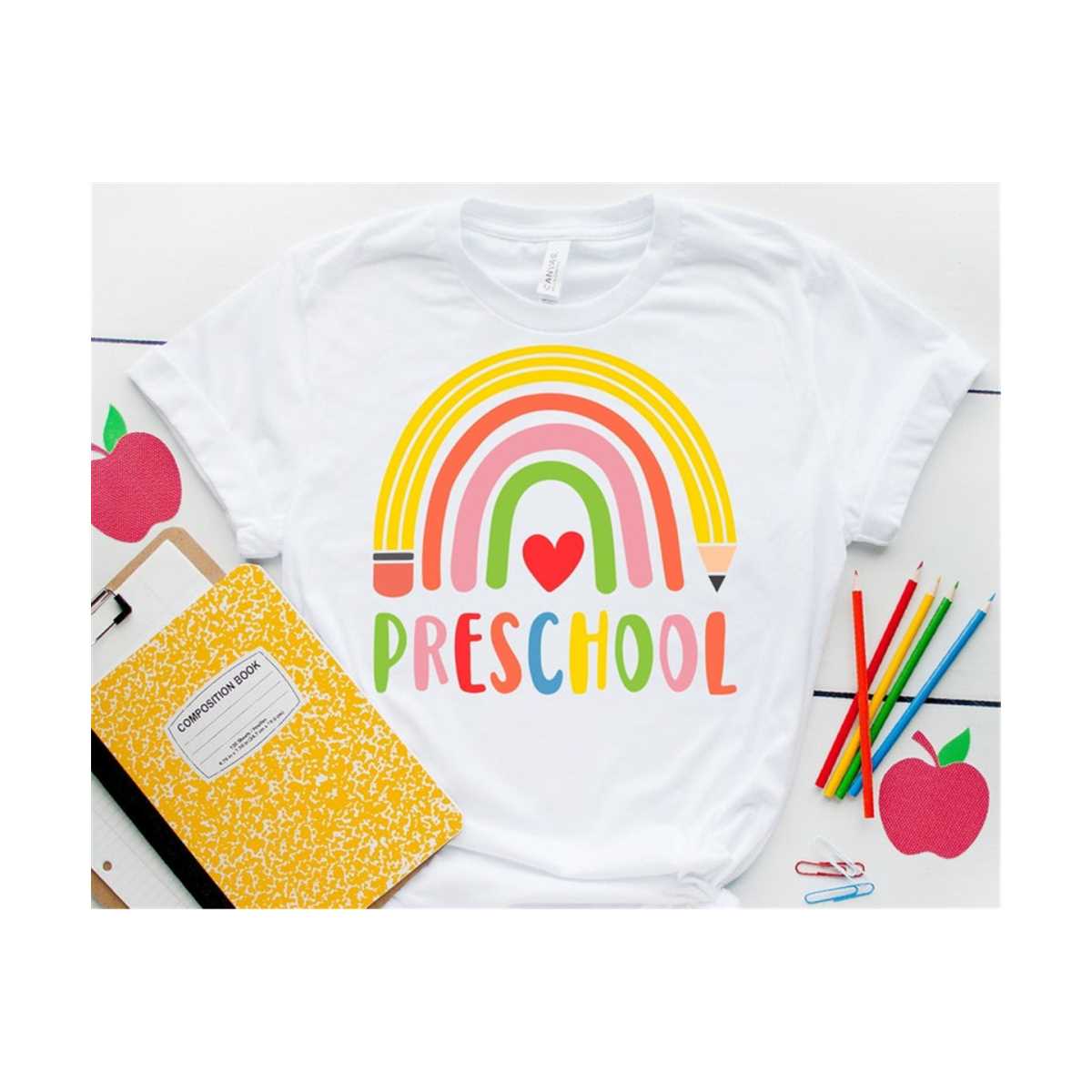 Preschool Rainbow svg, First Day Of Preschool svg, Preschool | Inspire ...