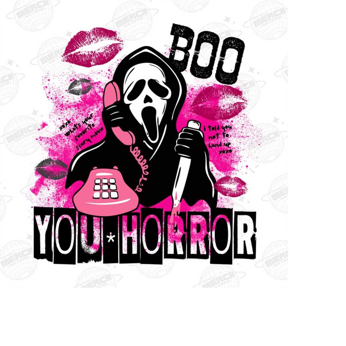 Boo you horror Png, Halloween Png, Horror Movie Character Pn | Inspire ...