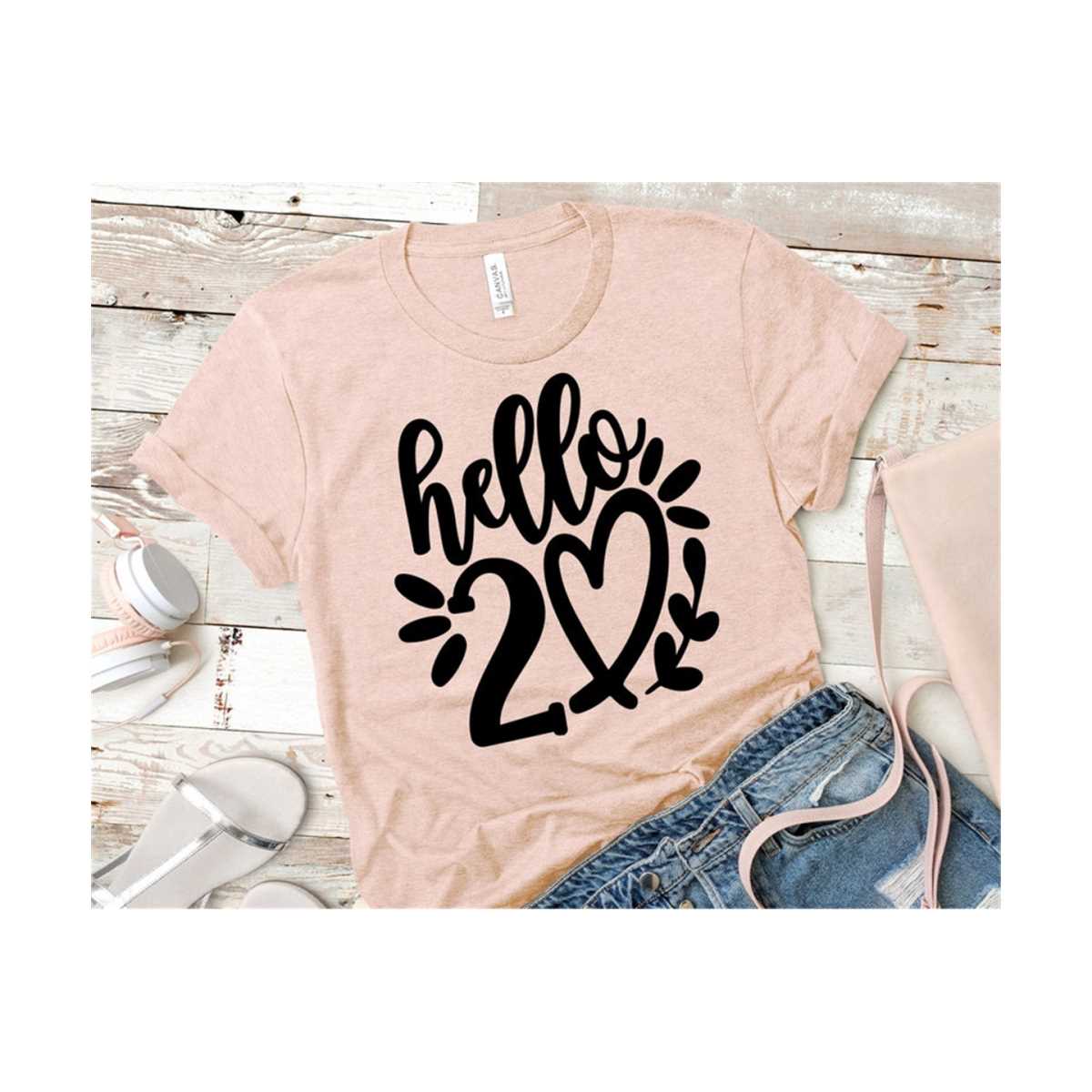 Hello Twenty svg, 20th Birthday svg, Hello 20 svg, 20 Years | Inspire ...