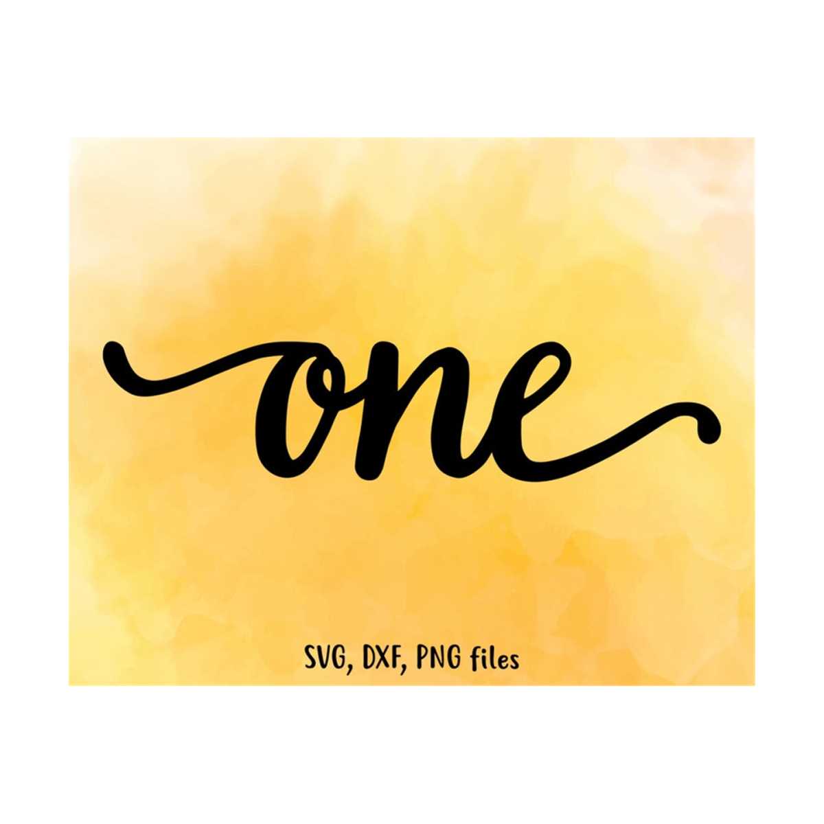 One SVG - First Birthday SVG - First Birthday diy - Cut File | Inspire ...