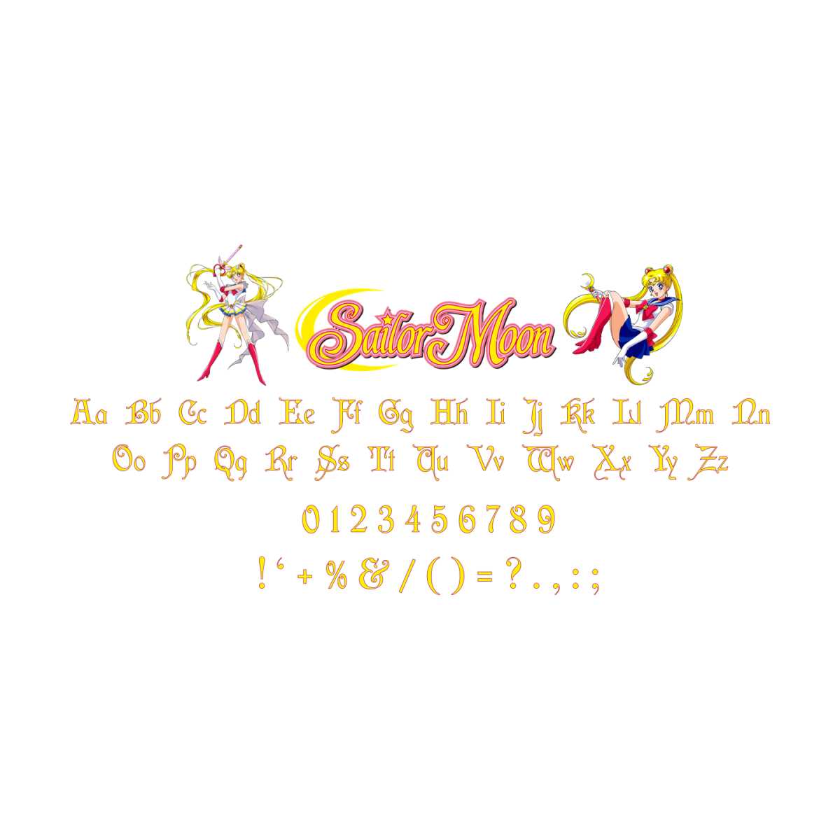 Anime Font, Anime Alphabet, Anime Svg, Anime Cutfile, Anime | Inspire ...