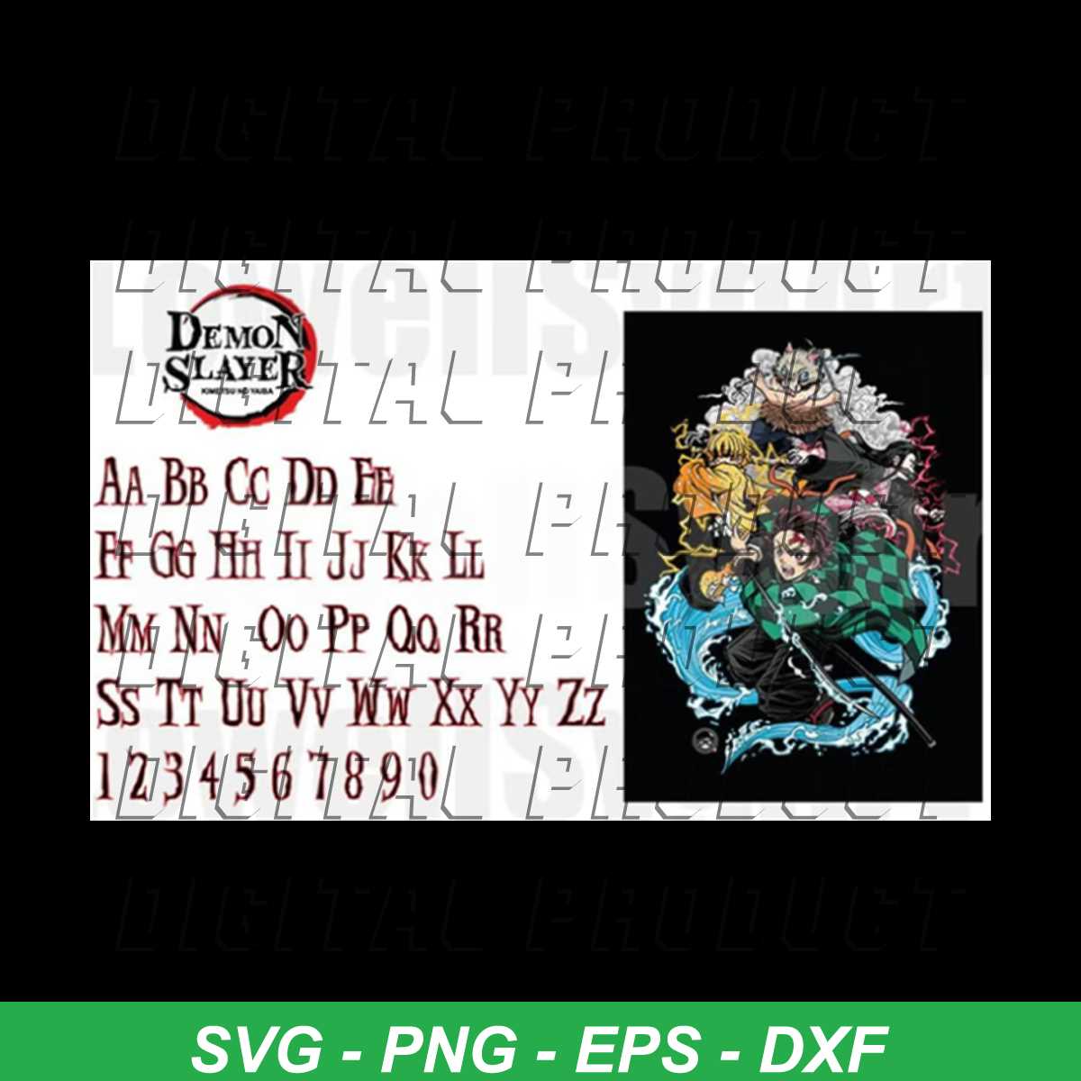 Anime Font, Anime Alphabet, Anime Svg, Anime Cutfile, Anime | Inspire ...