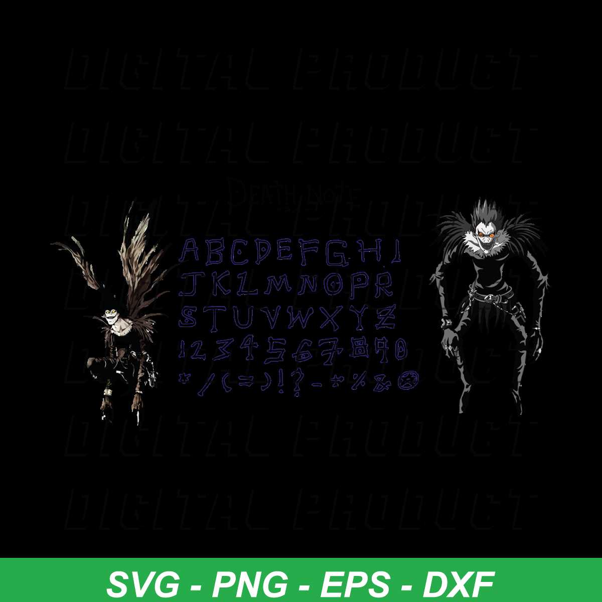 Anime Font, Anime Alphabet, Anime Svg, Anime Cutfile, Anime | Inspire ...