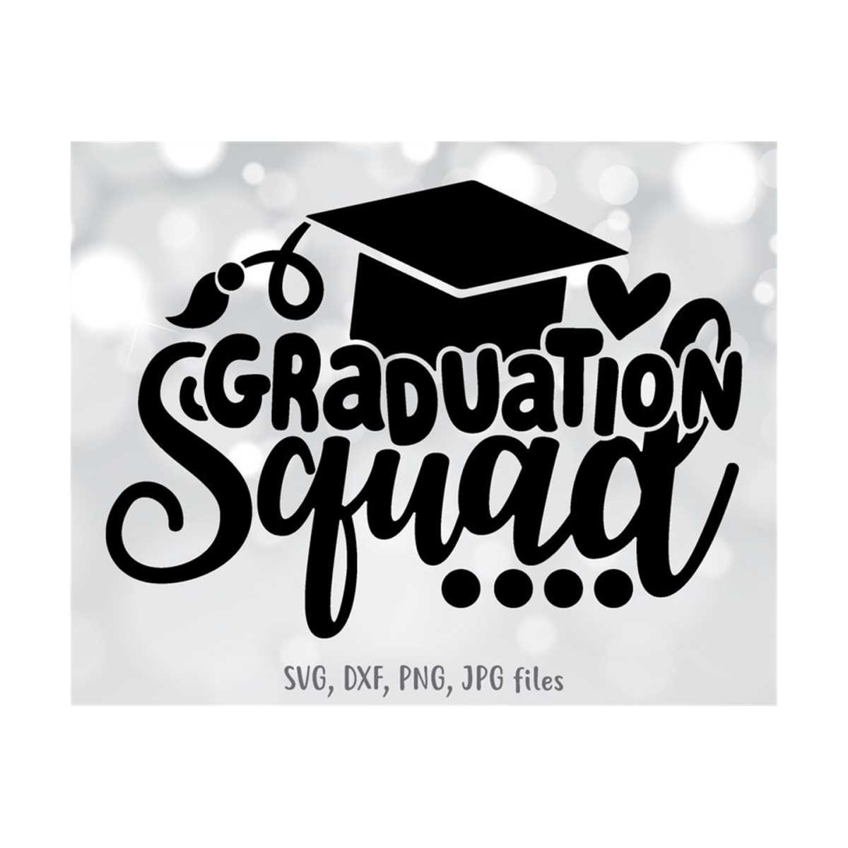 Graduation squad svg, End Of School svg, School Graduation s | Inspire ...
