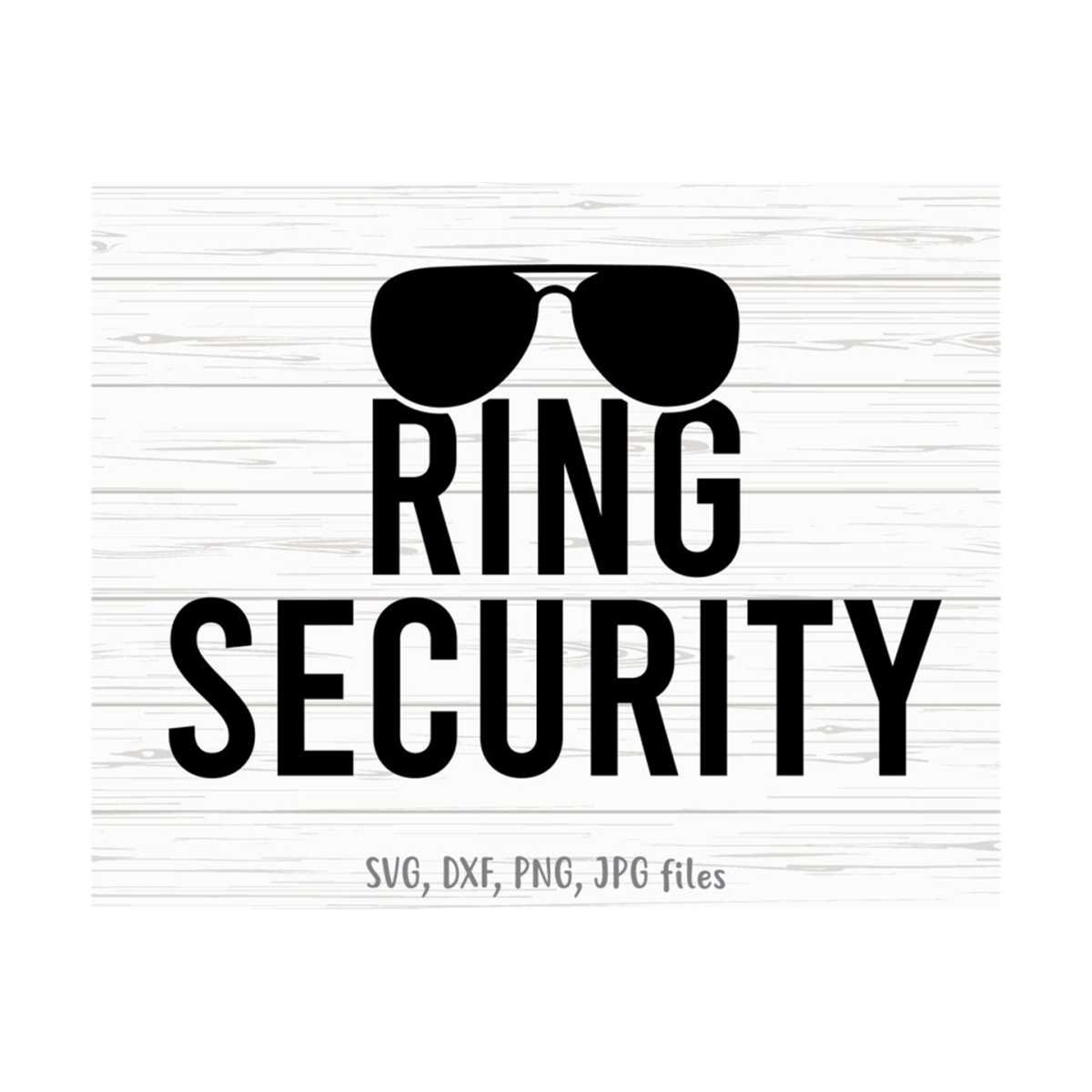 Ring Security svg, Ring Bearer svg, Ring Boy svg, Ring Secur | Inspire ...