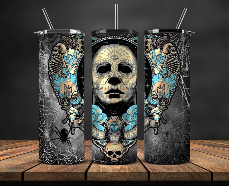 Halloween 20oz Tumbler Wrap ,Horror films Tumbler Wrap PNG, | Inspire ...