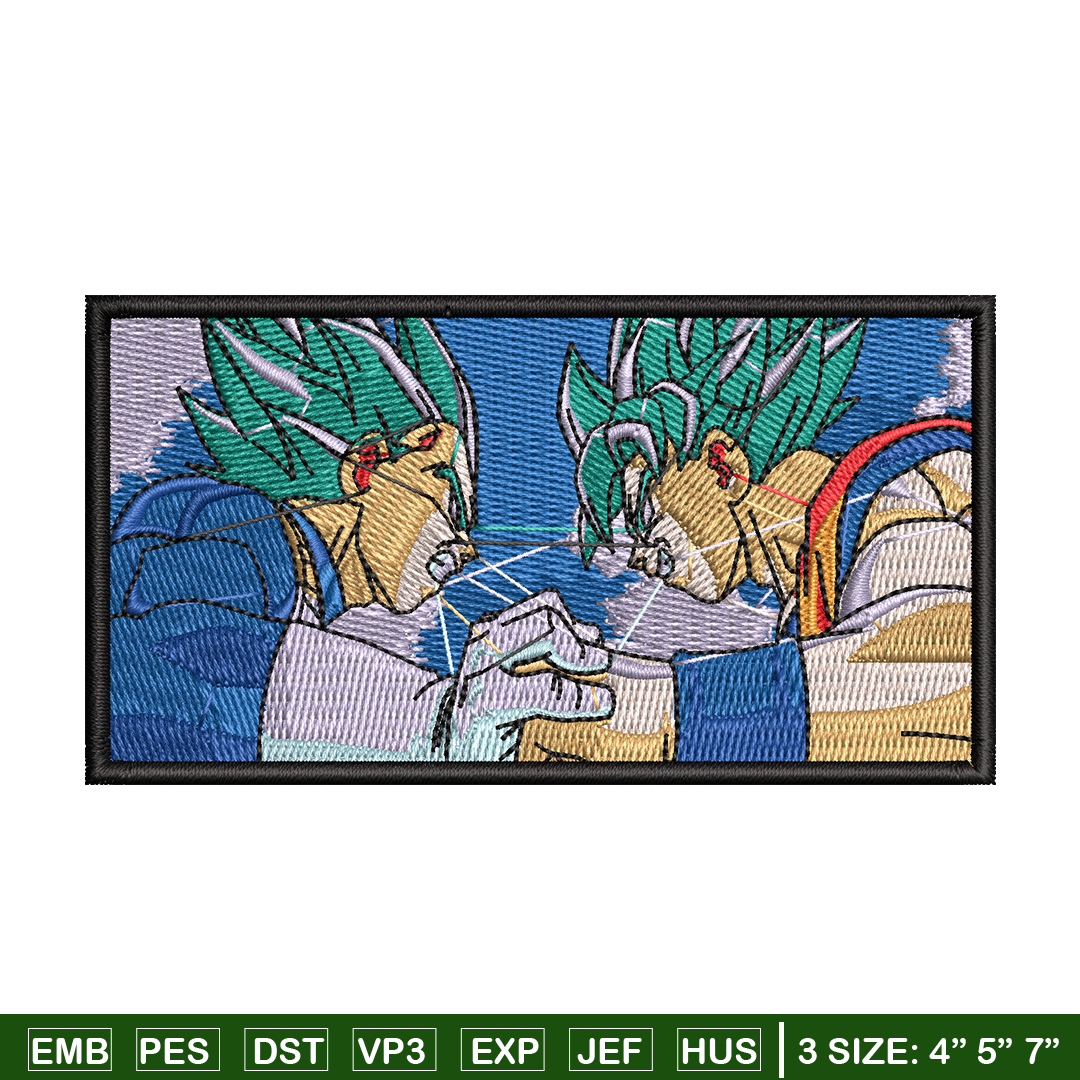 Vegeta goku embroidery design, Dragonball embroidery, Anime | Inspire ...
