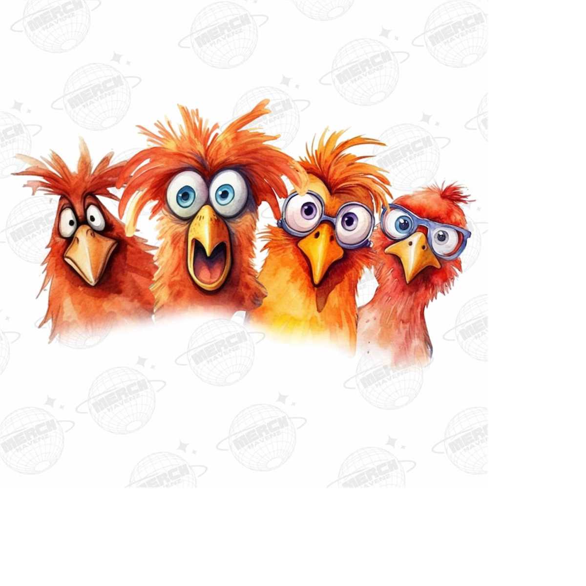 Crazy Chicken Png Sublimation Design, Funny Chicken Png, Cra | Inspire ...