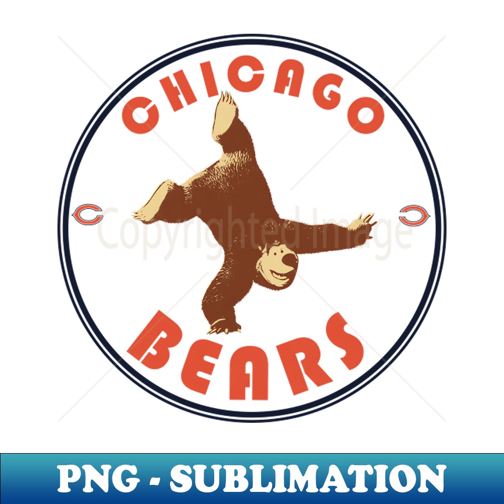 Retro Chicago Bears Logo - Hilarious Sublimation PNG - Downl | Inspire ...