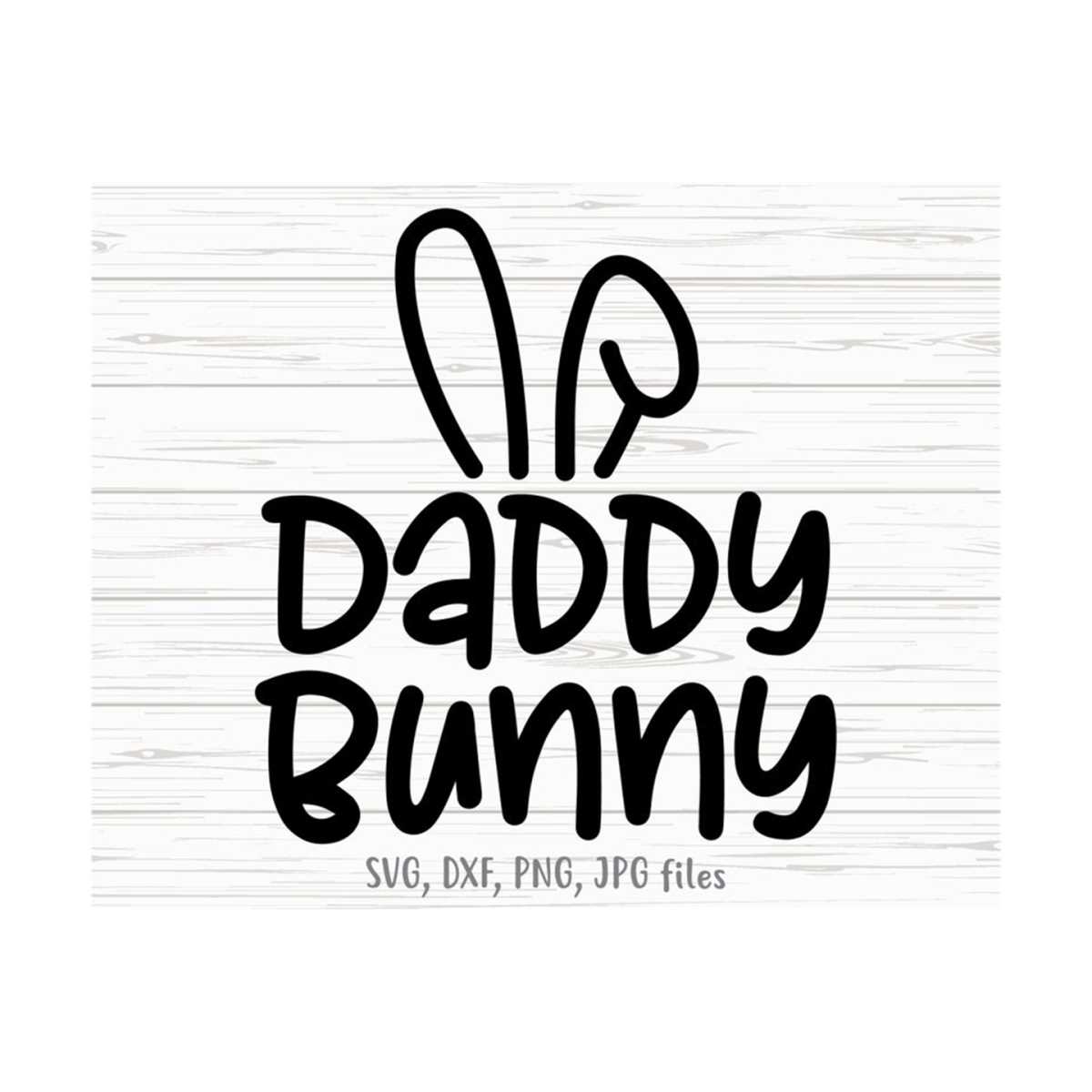 Daddy Bunny svg, Dad Easter svg, Family Bunny svg, Kids East | Inspire ...