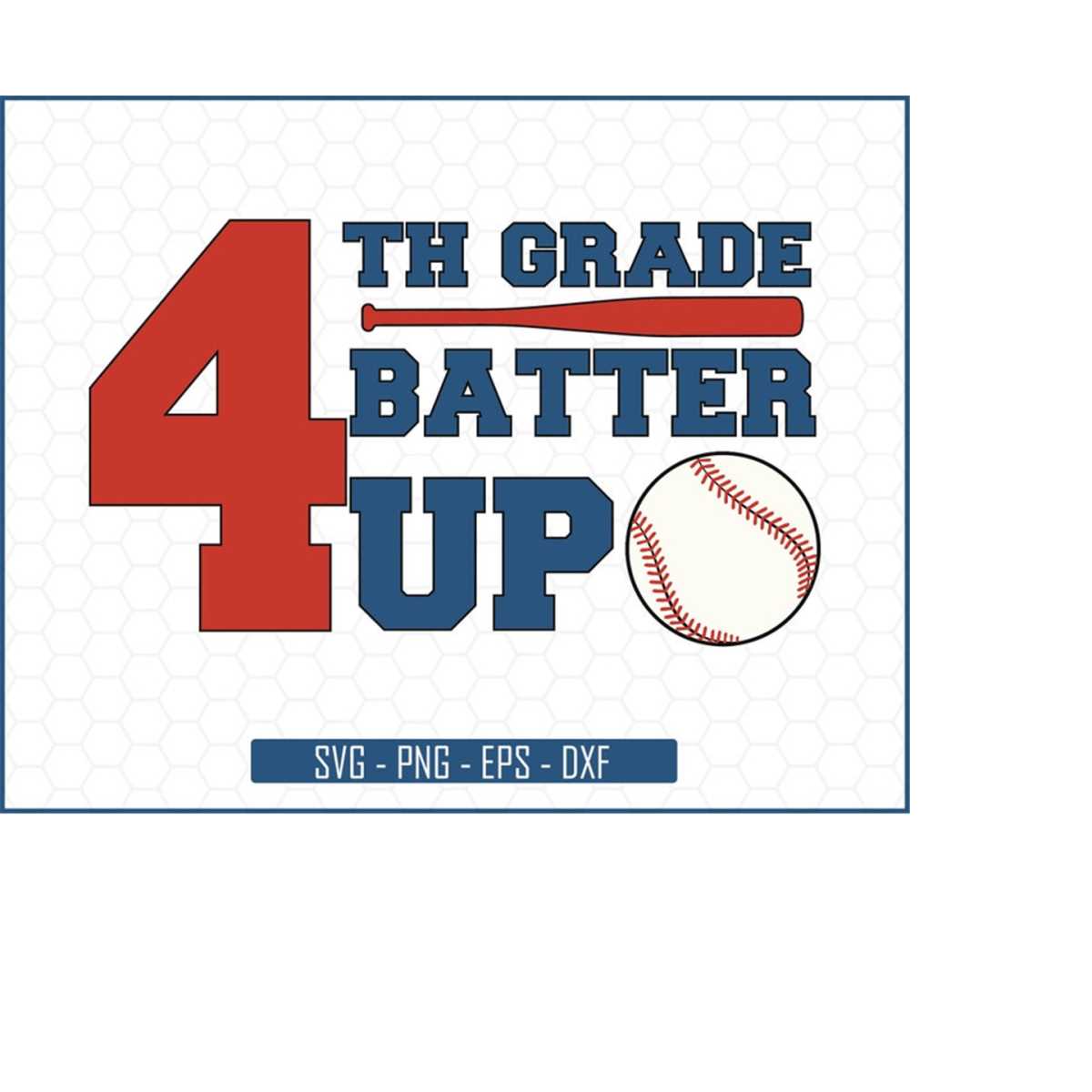 4th Grade Batter Up Svg, Baseball Svg, Back To School Svg, F - Inspire ...