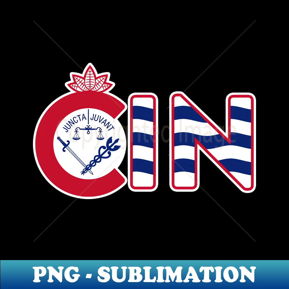 Cincinnati Flag - CIN Text - High-Quality Sublimation Downlo | Inspire ...