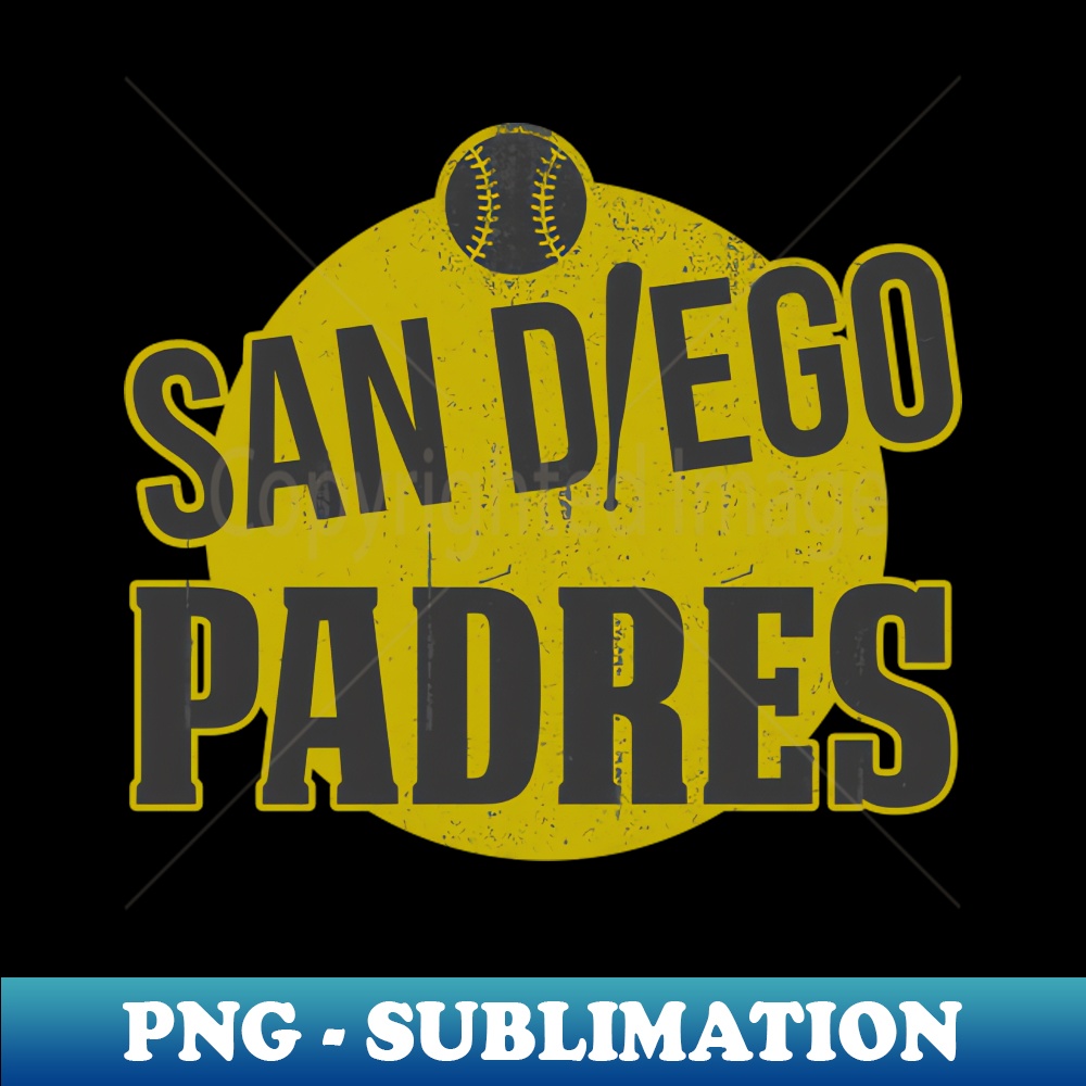 Padres Baseball - PNG Transparent Sublimation Digital Downlo | Inspire ...