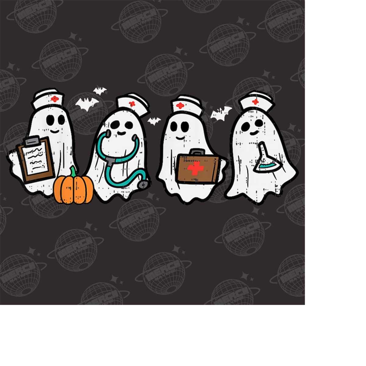 Ghost Nurses Png, Nurse Halloween Png, Halloween Nursing Png - Inspire ...