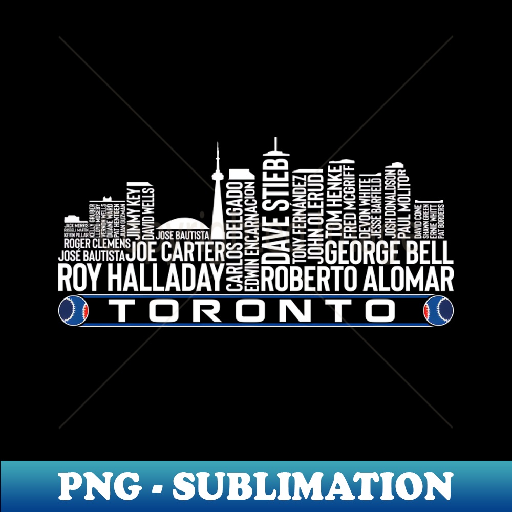 Toronto Baseball Team Legends - City Skyline - PNG Transpare | Inspire ...