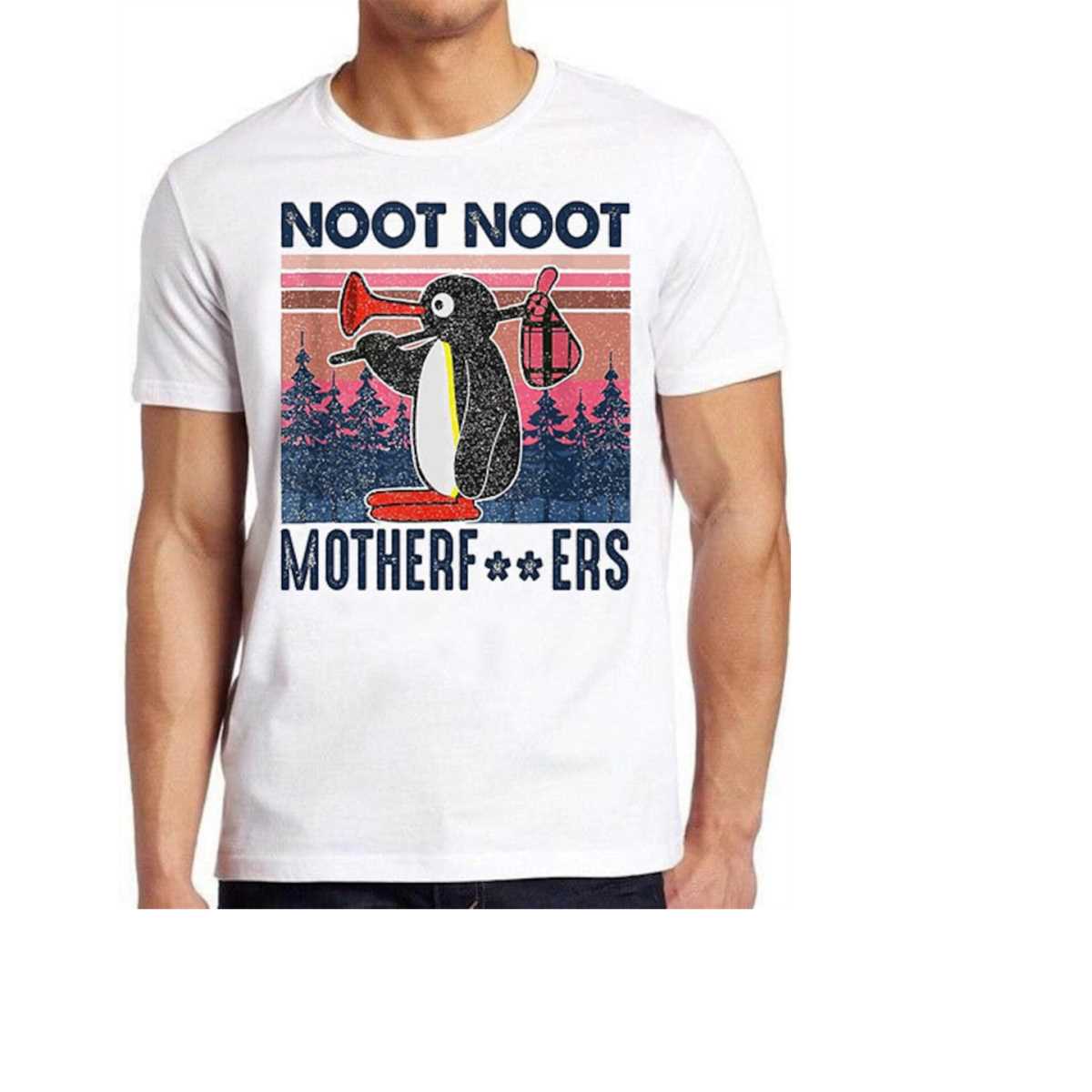 Angry Pingu Noot Noot Motherf***ers Meme Gift Funny Unisex G | Inspire ...