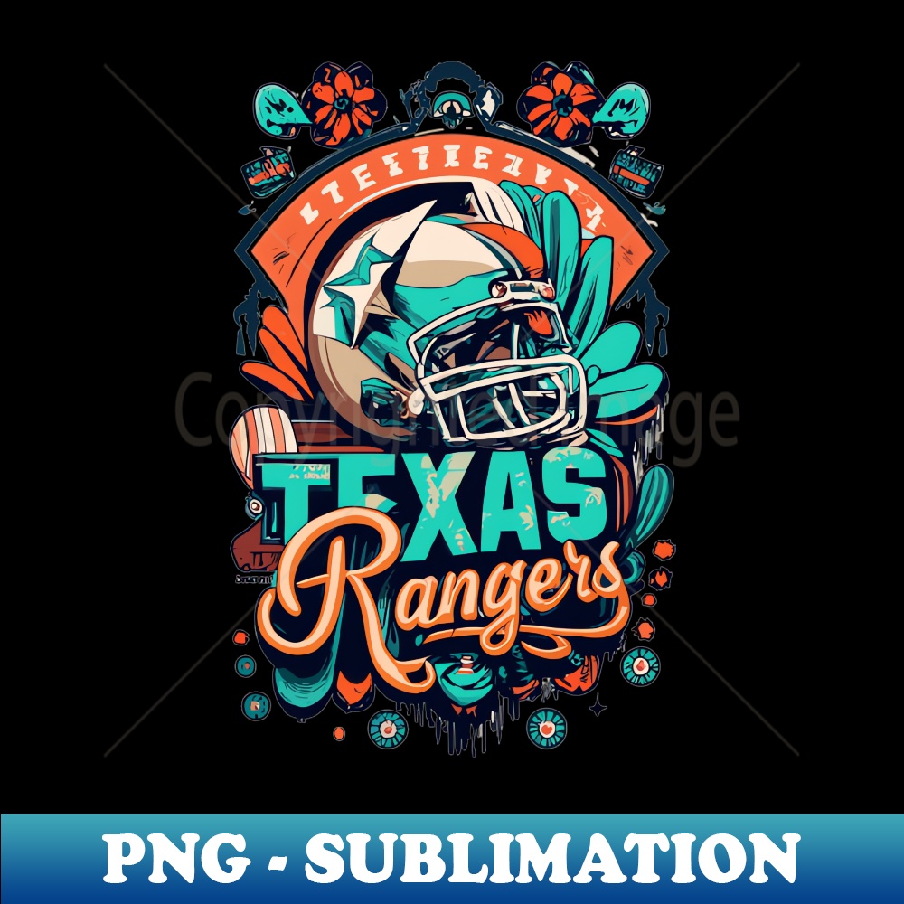 Texas Rangers - Vintage Logo - High-Quality Sublimation PNG | Inspire ...
