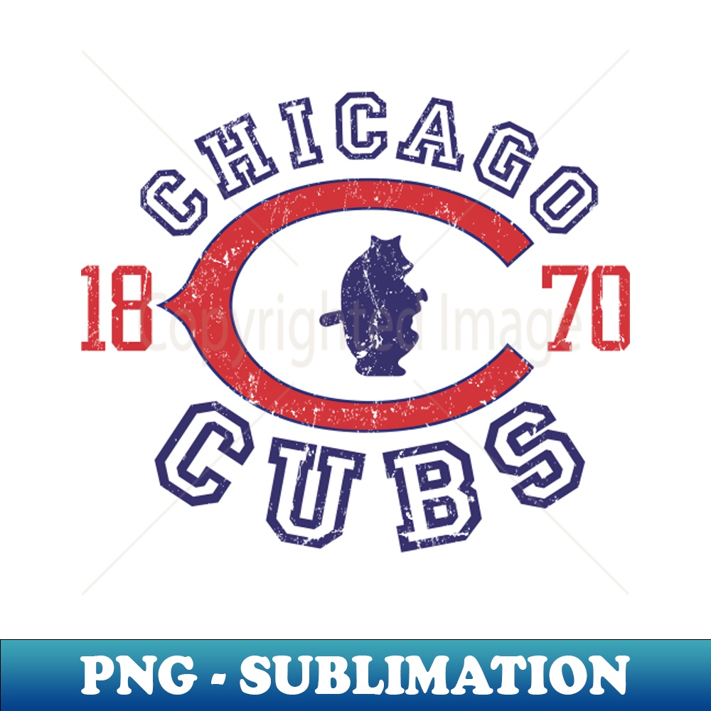 Chicago Cubs Sublimation PNG Digital Download - Vintage Logo | Inspire ...