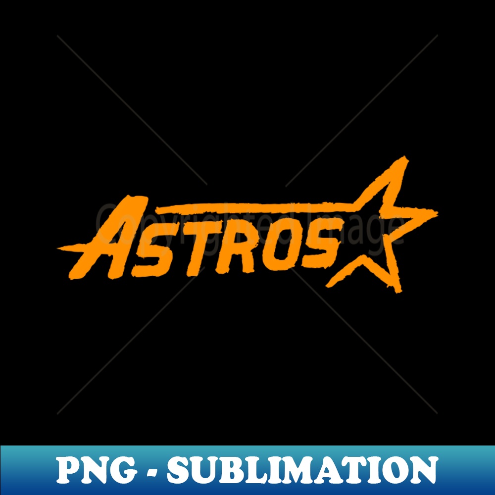 Baseball - Houston Astros - PNG Transparent Sublimation File | Inspire ...